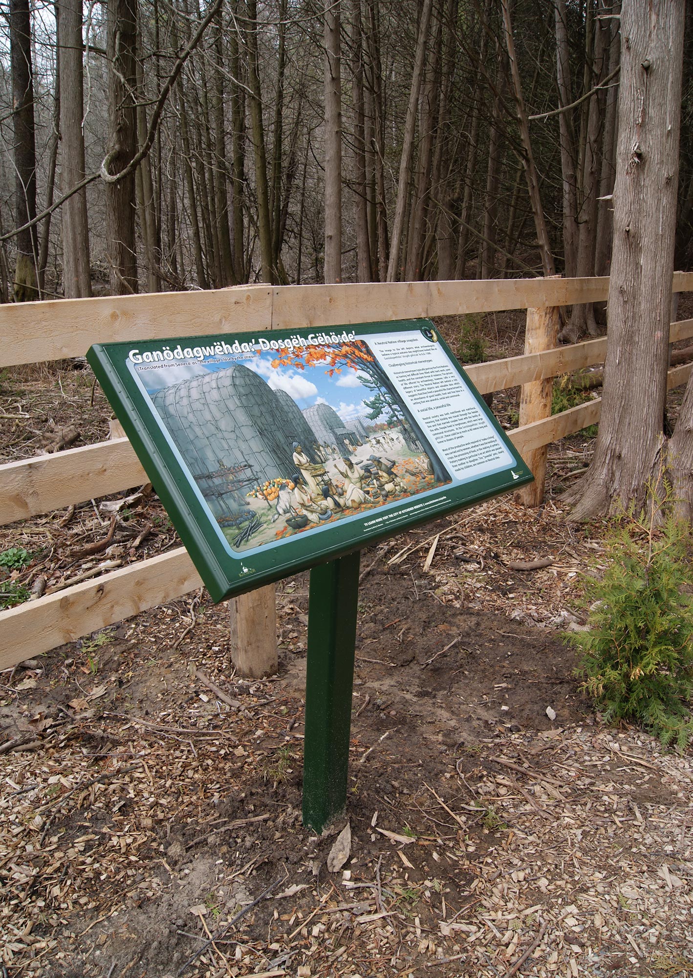 Illustrated trailside signs at Kitchener's Huron Natural Area - Emily S ...
